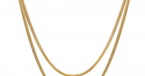 COLLANA LUNGO SNAKE ESAGONALE - GD2372F164